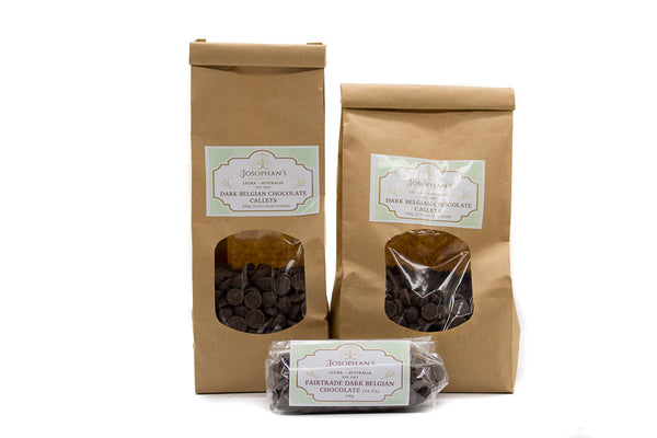 Dark Chocolate Callets - Josophan's Fine Chocolates